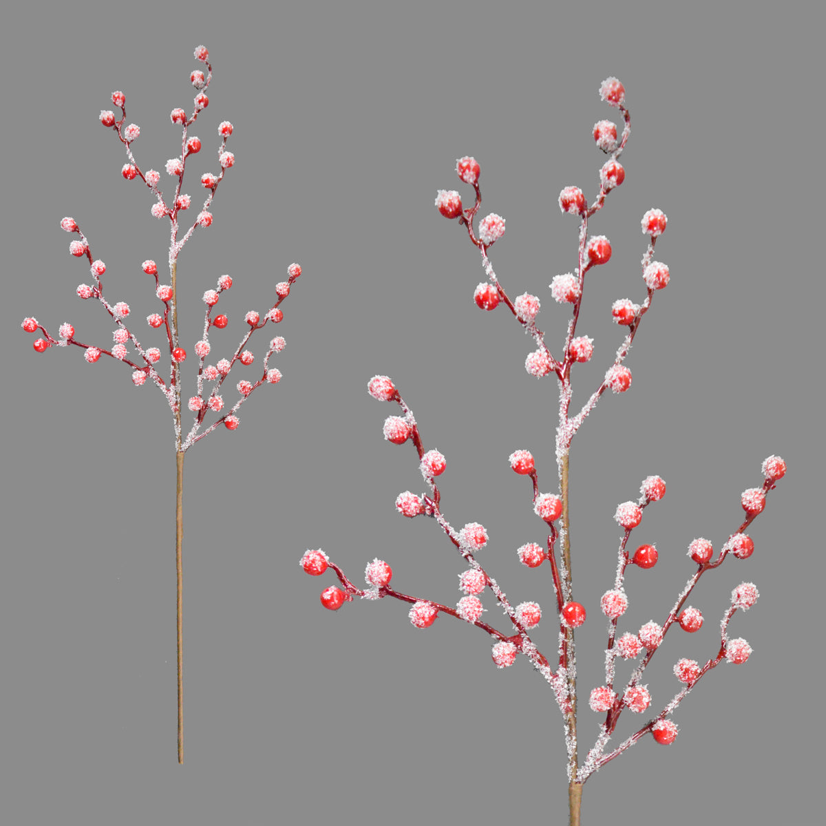 Snowy Red Berry Spray / Branch - 59cm – Southwood Christmas Shop