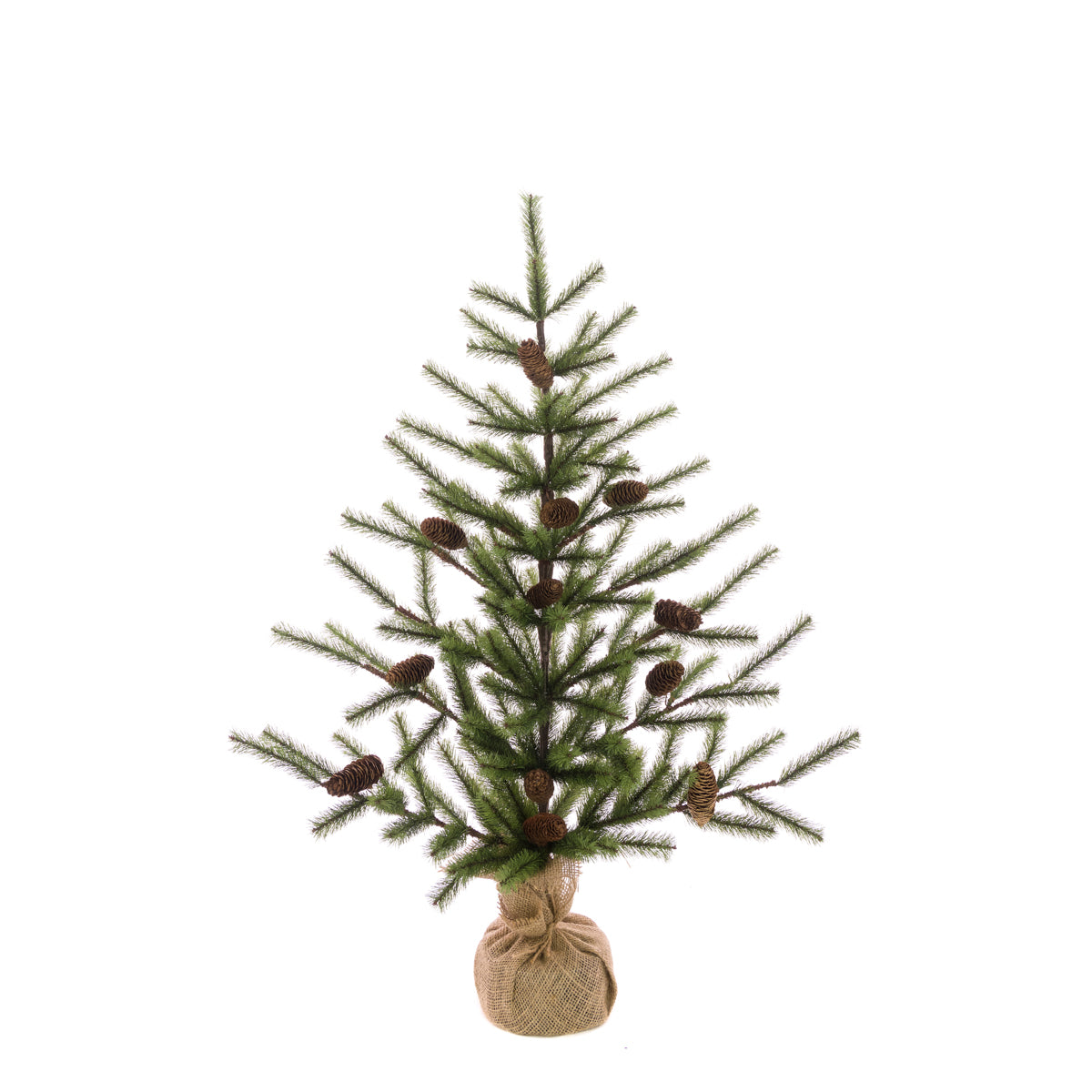 Pinecone Tree in Burlap 91cm – Southwood Christmas Shop