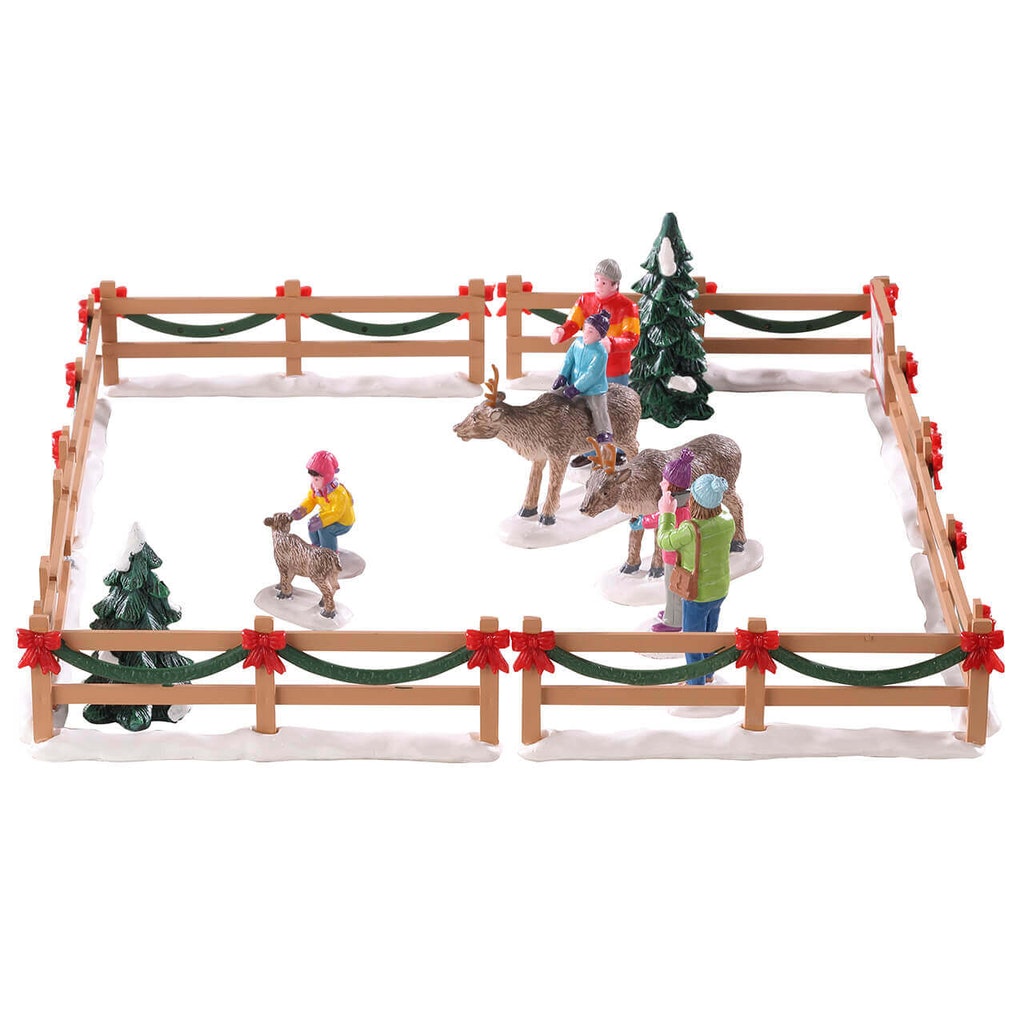 Lemax Reindeer Petting Zoo - Set of 17 – Southwood Christmas Shop