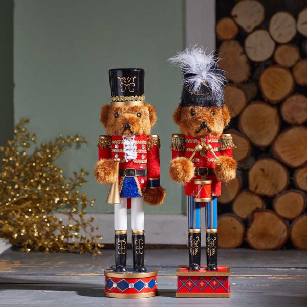 Large Teddy Parade Nutcracker - 60cm – Southwood Christmas Shop