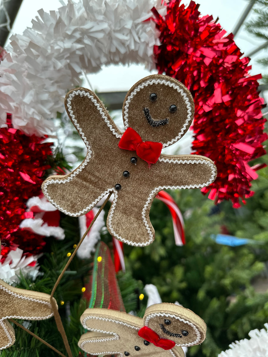 Large Gingerbread Man Spray - 70cm – Southwood Christmas Shop