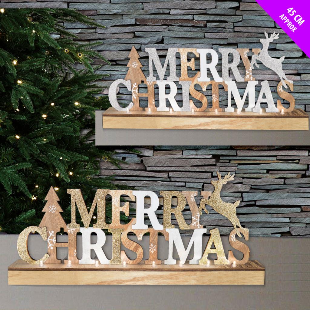 Wooden Merry Christmas Light Up LED Sign – Southwood Christmas Shop