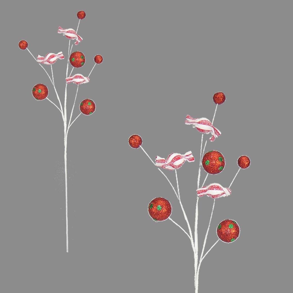 Red Sweetie Bauble Spray - 65cm – Southwood Christmas Shop