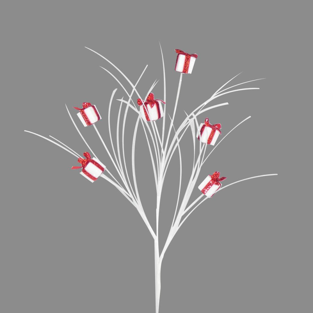 Red & White Candy Cane Mini Gift Box Present Pick - 46cm – Southwood ...