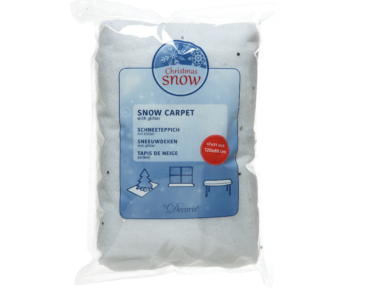 Snow Carpet with Star Glitter Finish 120cm – Southwood Christmas Shop