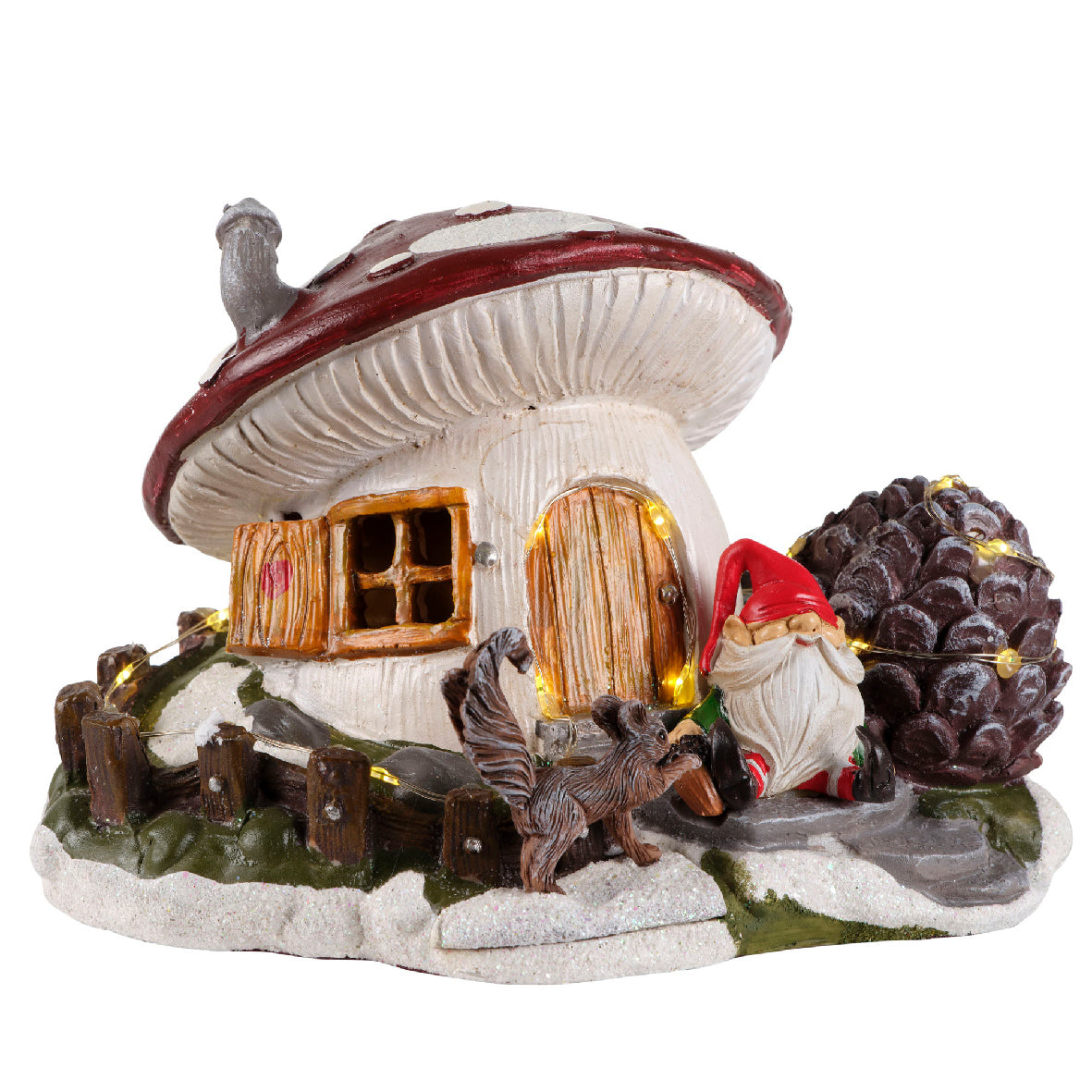 LED Light Up Polyresin Gnome House Scenery – Southwood Christmas Shop