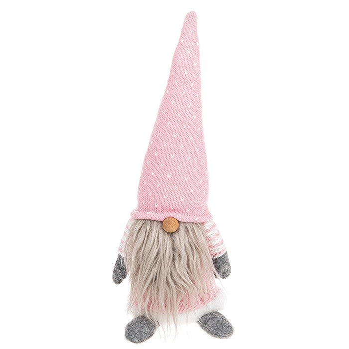 Nordic Furry Gonk Tall Pink & Grey - Large – Southwood Christmas Shop